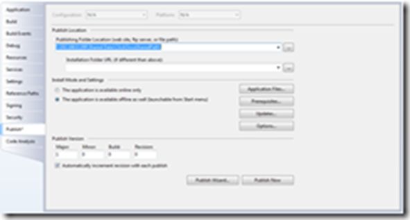 Create Setup and Deployment Project in Visual Studio 2008/2010
